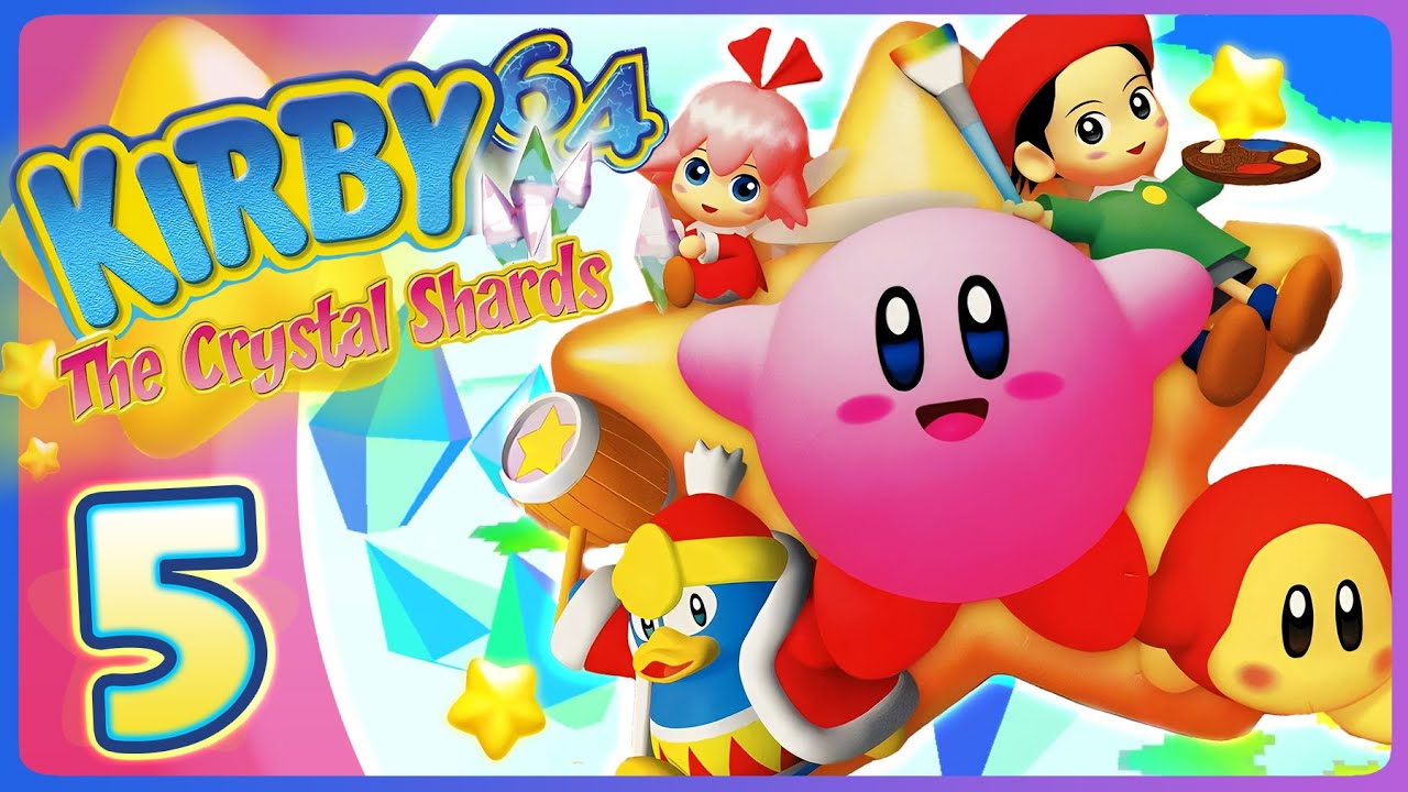 Kirby 64 : The Crystal Shards Walkthrough Part 5 (N64) 100% - World 5 ...