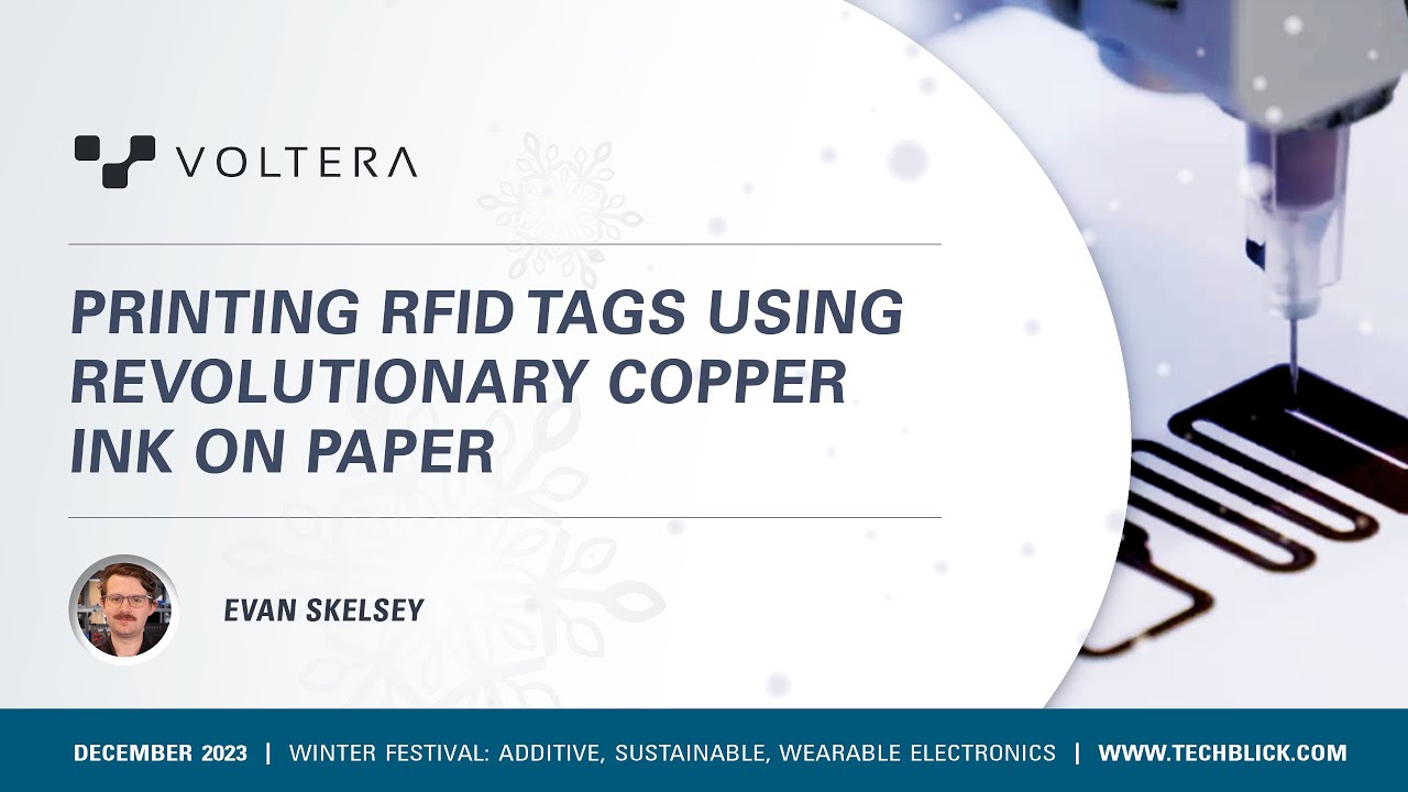 Voltera | Printing RFID Tags using Revolutionary Copper Ink on Paper - YouTube