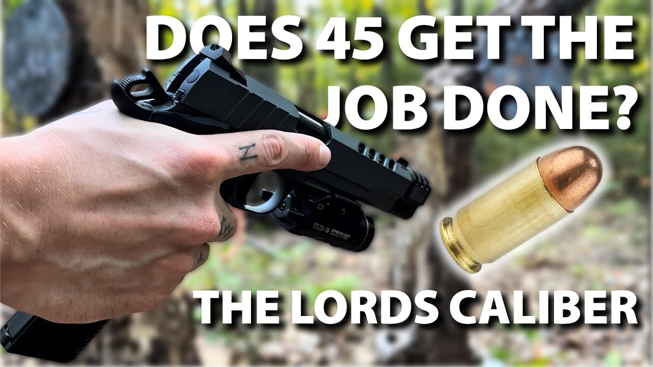 Is .45 ACP The Best For Stopping Power? Let's Find Out! - YouTube