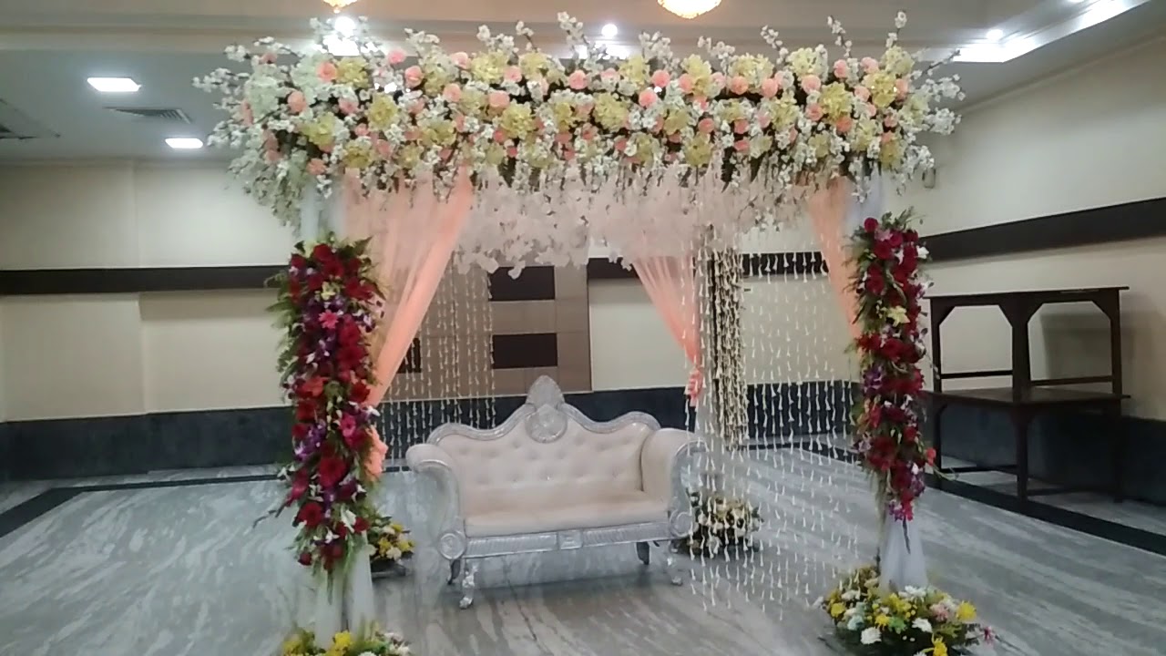 Mk. flower decoration - YouTube