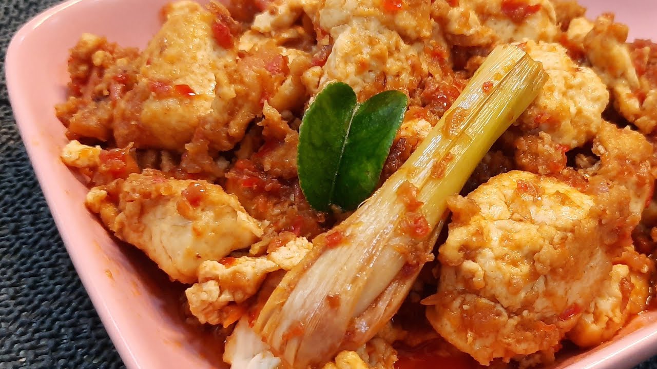 Stir Fry tofu with chili/ Super easy & simple recipe/ Tauhu goreng cili ...