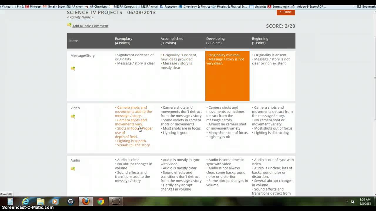 For All Rubrics Short Tutorial - YouTube