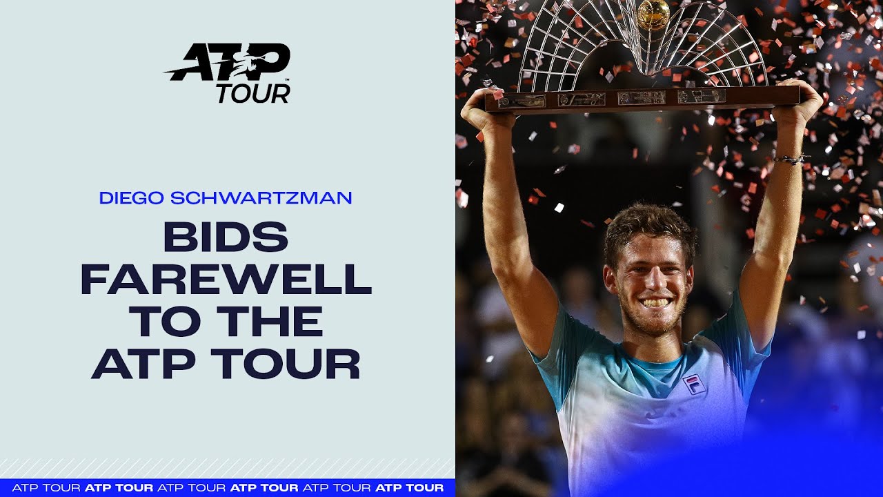 Diego Schwartzman Bids Farewell to ATP Tour - YouTube