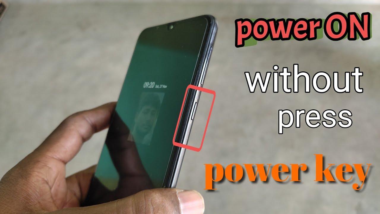 power button खराब हो जाने पर mobile on कैसे करे/Switch On Smartphone ...