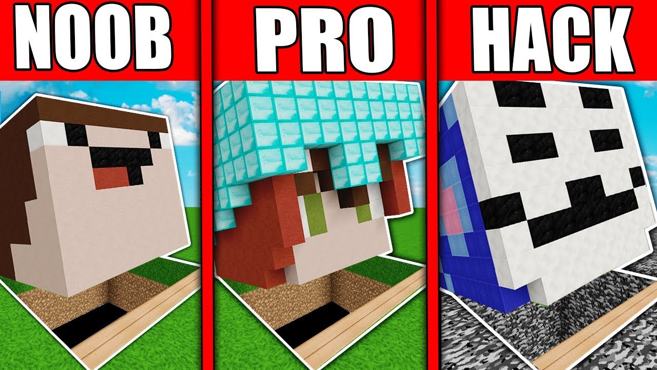 Minecraft: NOOB vs PRO vs HACKER 😱🔥 DESAFIO DE LA BASE SECRETA - YouTube