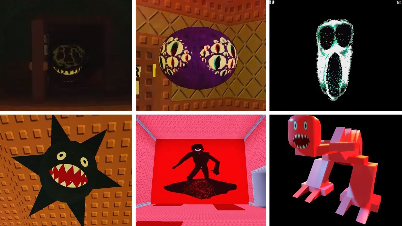 DOORS Retro Mode All Jumpscares | Roblox Doors New Update - YouTube