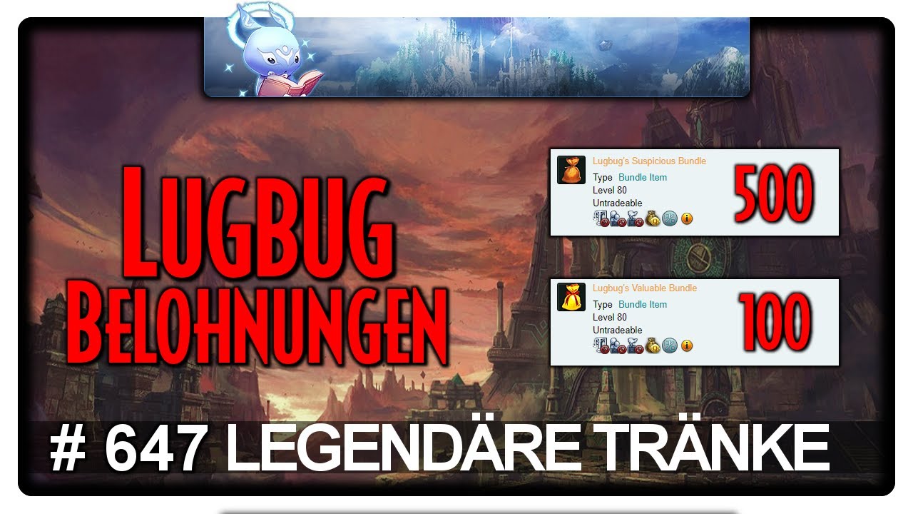 LUGBUG | 500 daily und 100 weekly Bündel | Legendäre Tränke ... - LETS ...