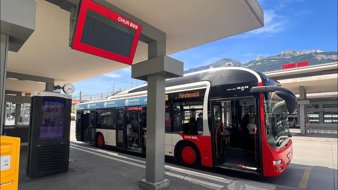 Chur Train and Bus Station, Switzerland - YouTube