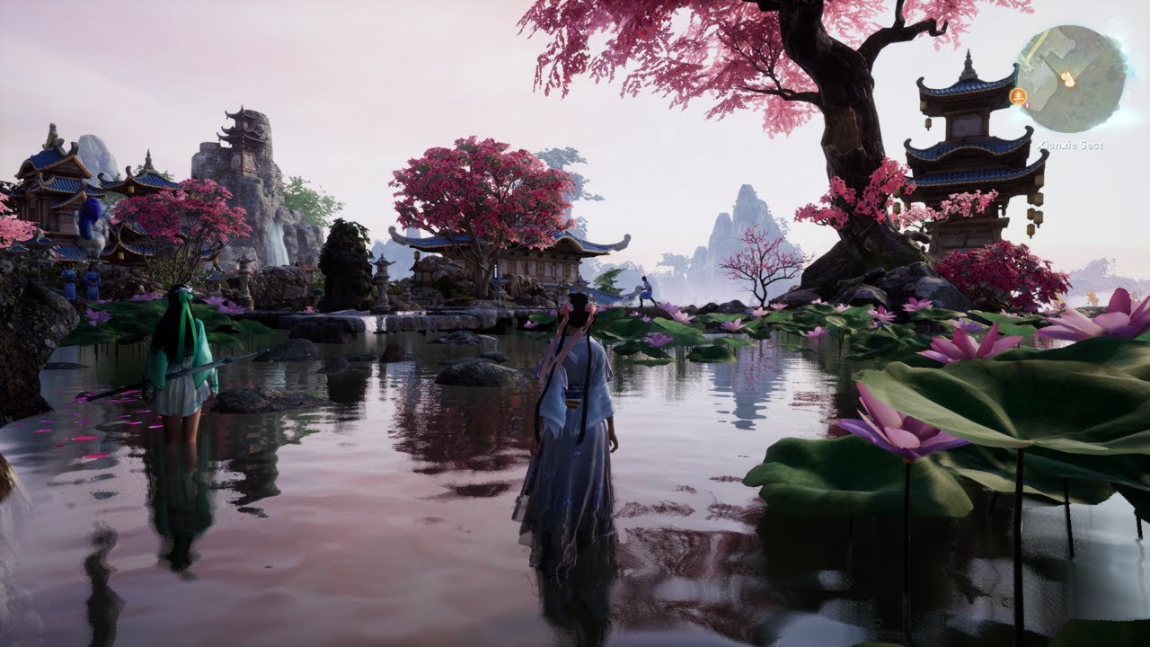 Sword and Fairy 7 - exploring the beauty of Xianxia Sect - YouTube