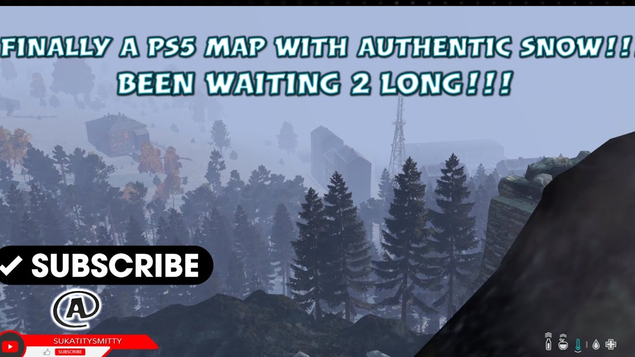 FINALLY A AUTHENTIC SNOW MAP ON PS5 DayZ - YouTube