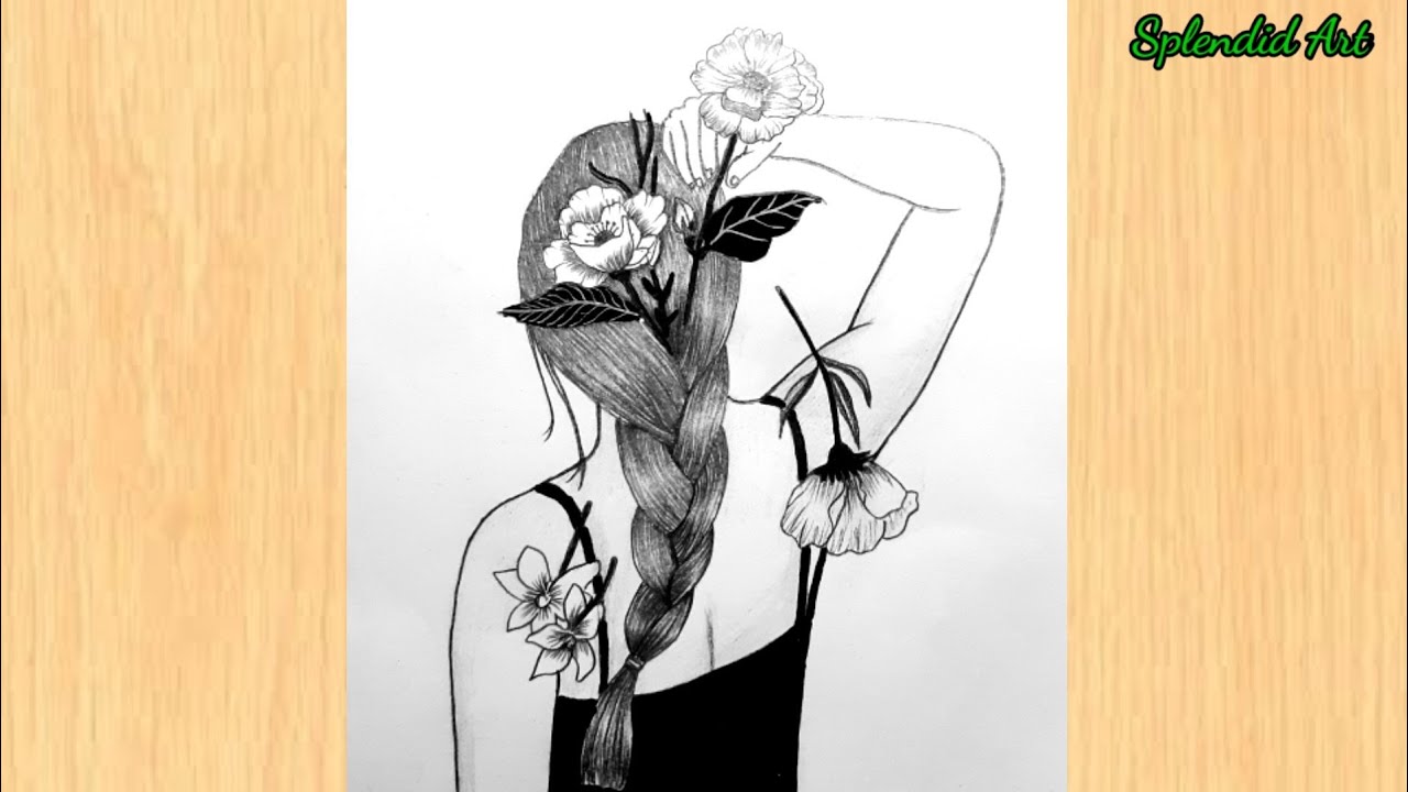 Heartbroken Girl Drawing | How to Draw Heartbroken Girl | Pencil Sketch ...