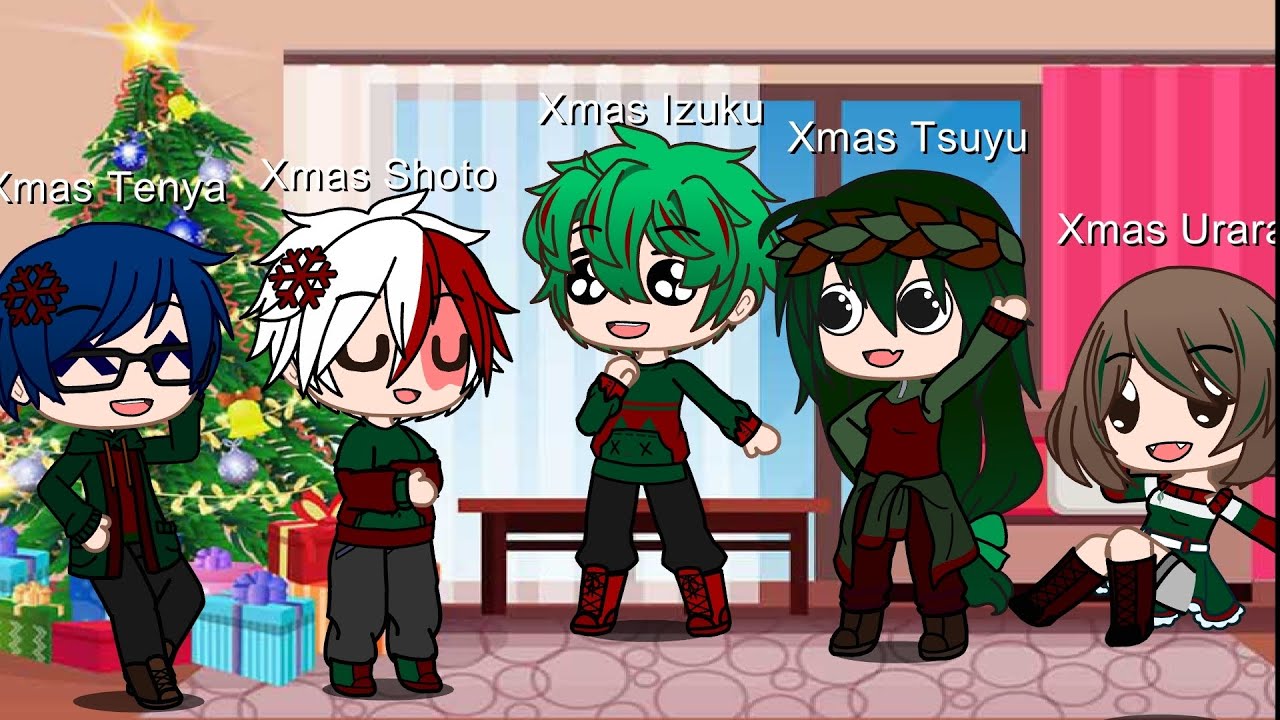 Set the Christmas tree on fire | MHA | Dekusquad - YouTube