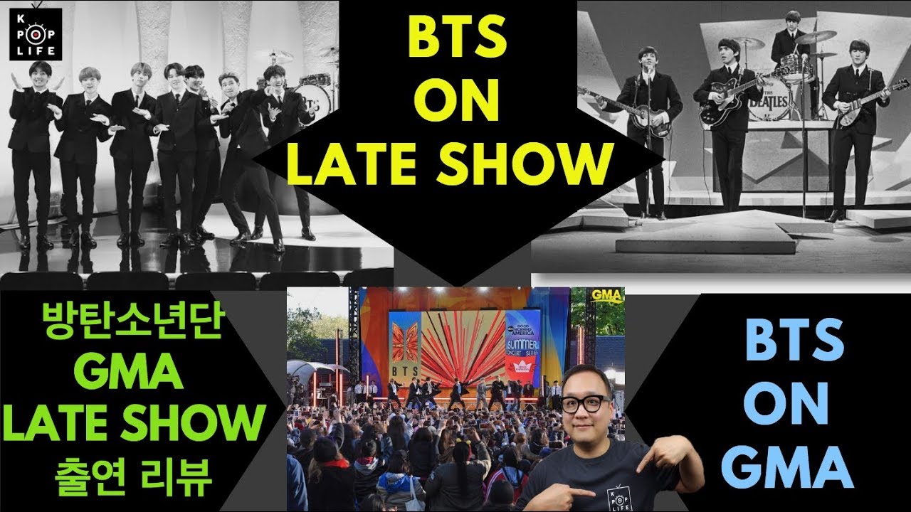 BTS X GMA & Late Show Review 방탄소년단 굿모닝아메리카 & 레잇쇼 출연 리뷰 - YouTube
