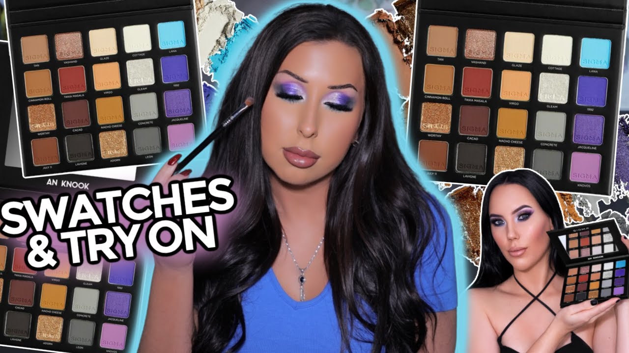 SIGMA BEAUTY & AN KNOOK PRO EYESHADOW PALETTE - YouTube