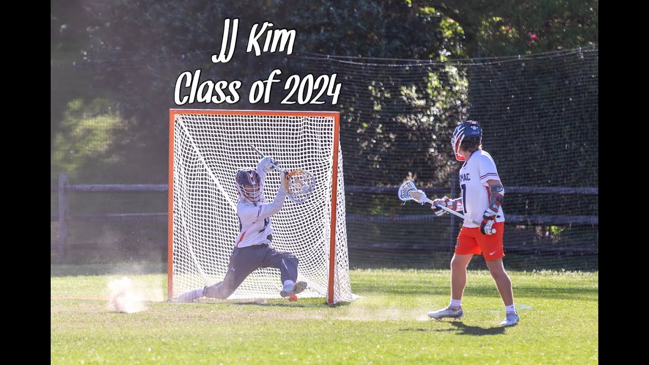 JJ Kim 2024 (Washington & Lee '28) Lacrosse Goalie Spring Highlights ...