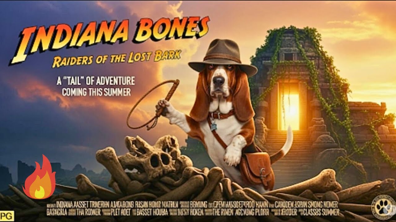 Indiana Bones: Raiders of the Lost Bark | Basset Hound Jungle Quest ...