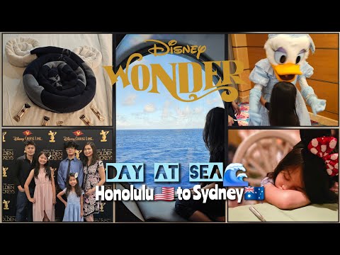 DISNEY WONDER 2025 - South Pacific Cruise🌊 Day at SEA (Tour of Deck 10) & Tiana's Place Dining 🍽🪷