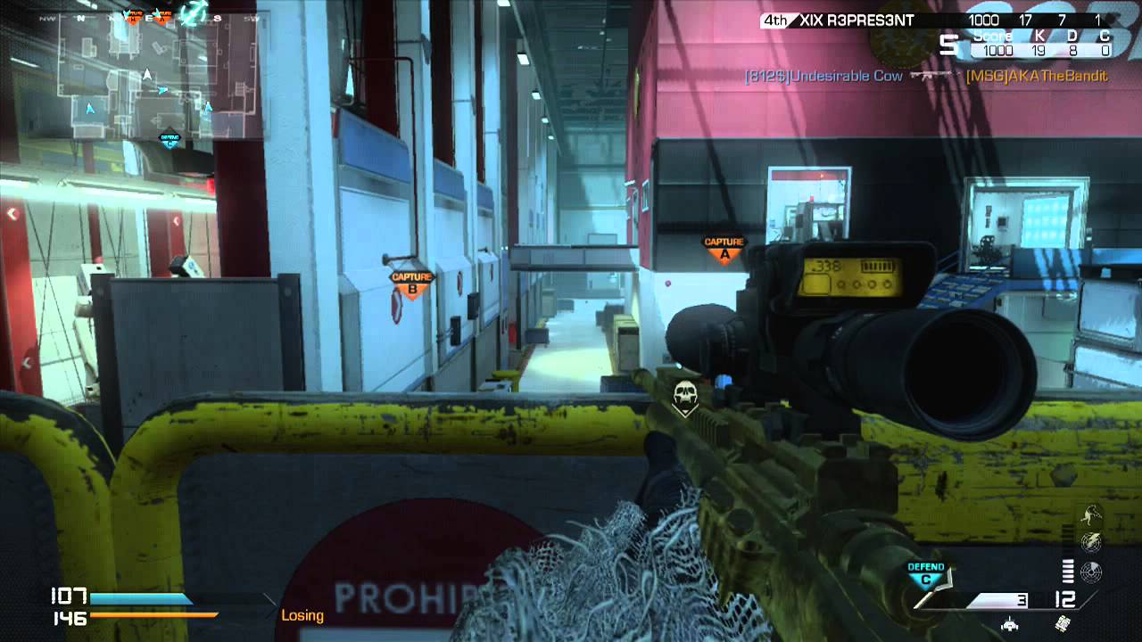 COD Ghost Sniping gameplay first video! - YouTube