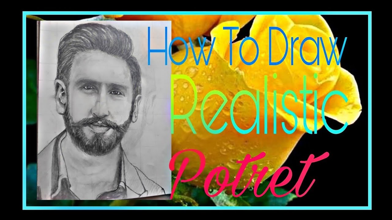 How To Draw Realistic Potret - YouTube