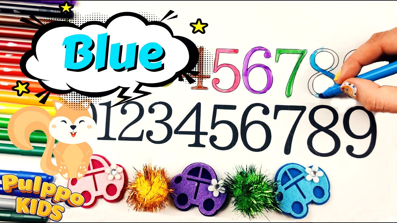 Aprende a Contar 1-10😍Aprende Colores y Números🧮 Coloreando para Niños🖍️😍Videos Educativos ...