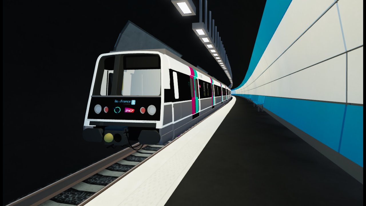 Passage sans arrêt d'une MI84 à Saint-Michel Notre-Dame | Roblox train ...
