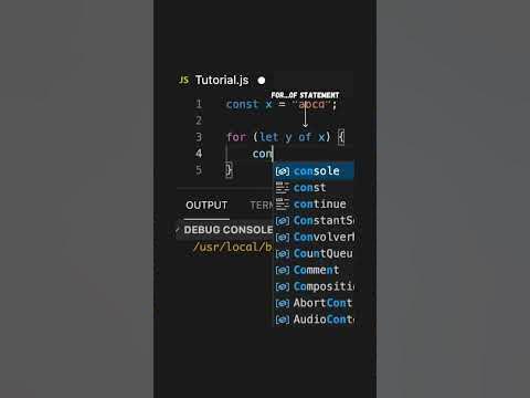 how to loop over a string in JavaScript with the for...of statement ...