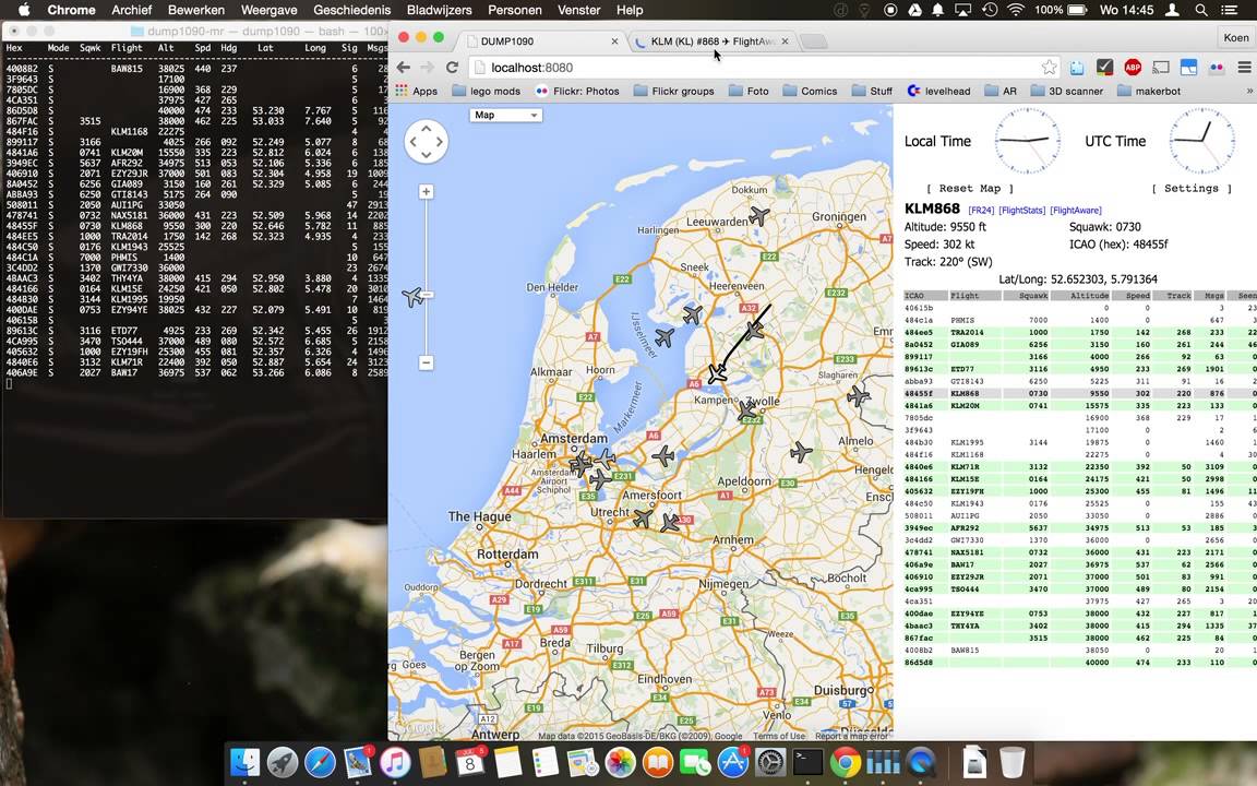 RTL-SDR ADS-B receiver - YouTube