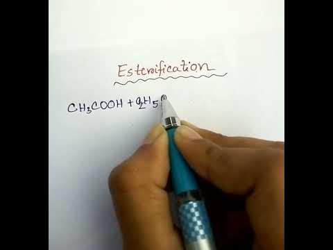 Esterification| class-12|organic chemistry. - YouTube