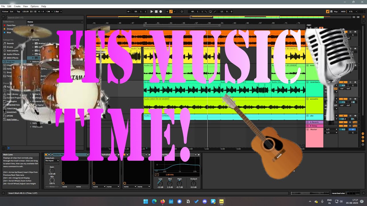 Working on music for a video - YouTube