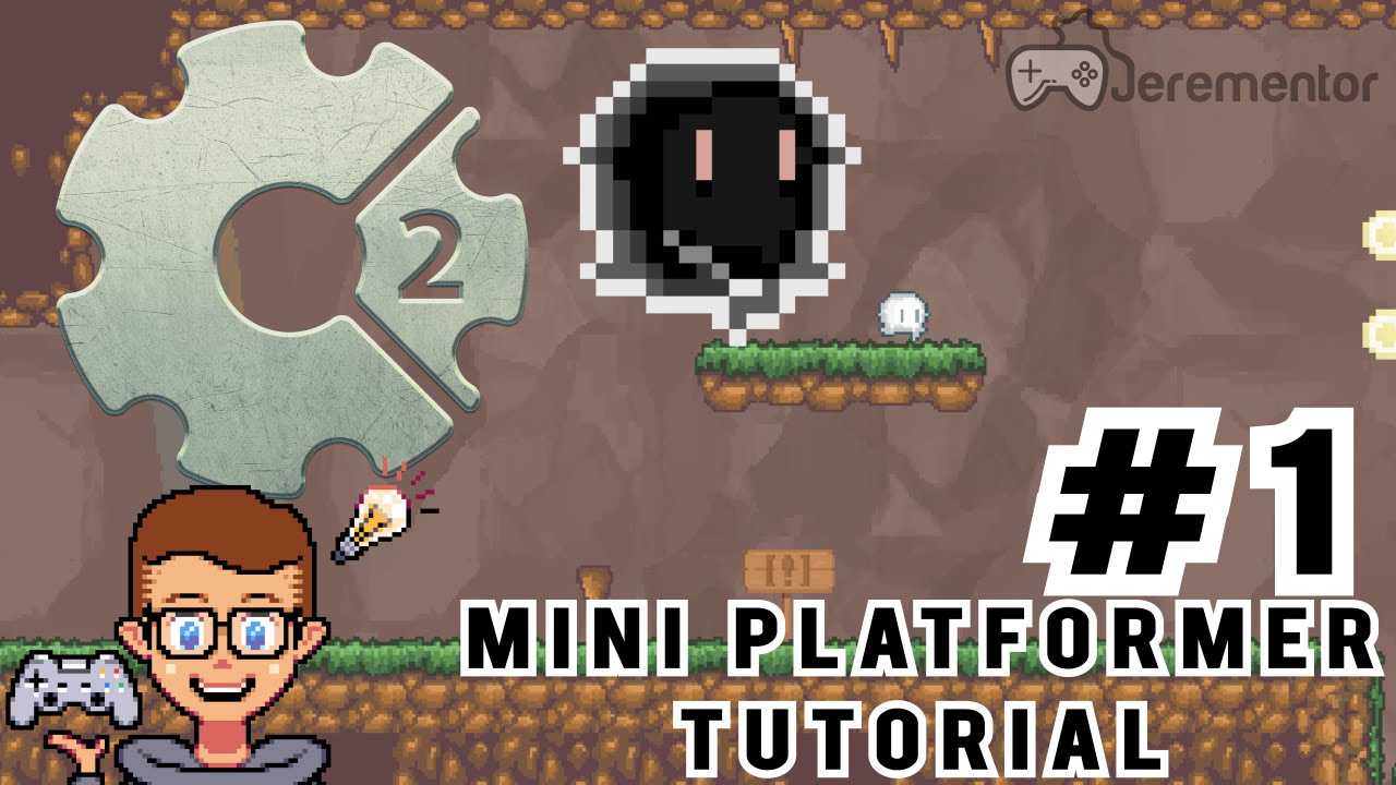 Construct 2: Mini Platformer Series Episode 1/10 | Jerementor - YouTube