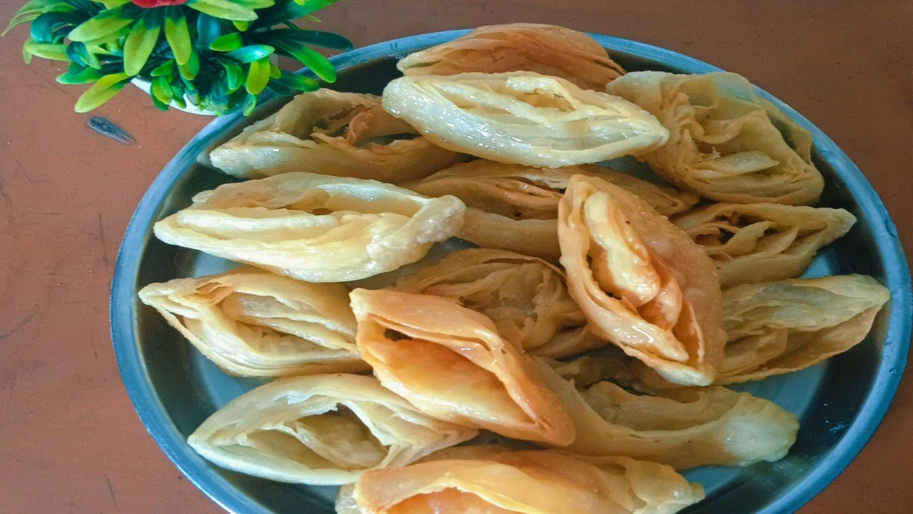 ekdam unik style khaja recipe 😋😋!! पारंपरिक तरीके का खाजा रेसिपी 😋😋 ...