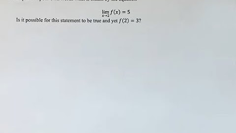 OLD: Calculus Section 2.2: The Limit of a Function - YouTube