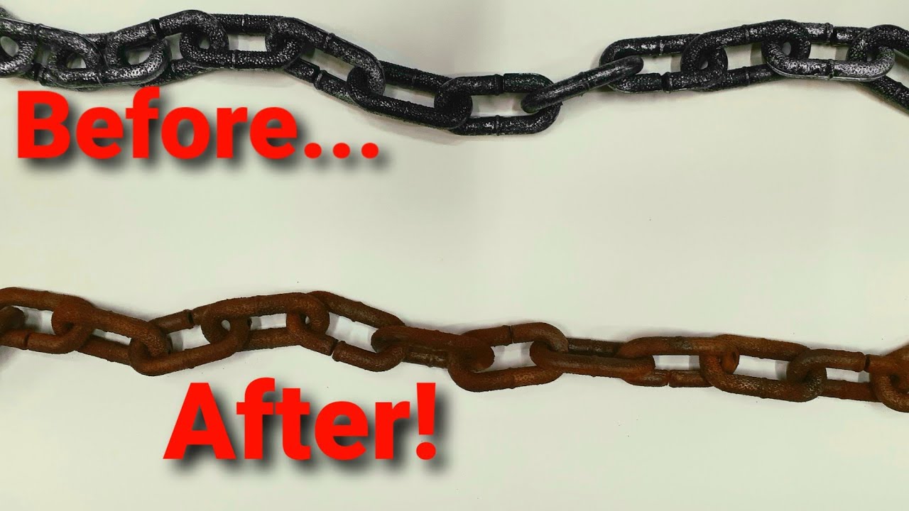 DIY 5 MINUTE RUST! with PAPRIKA! On Dollar Store Chain=Cheap, Fast ...