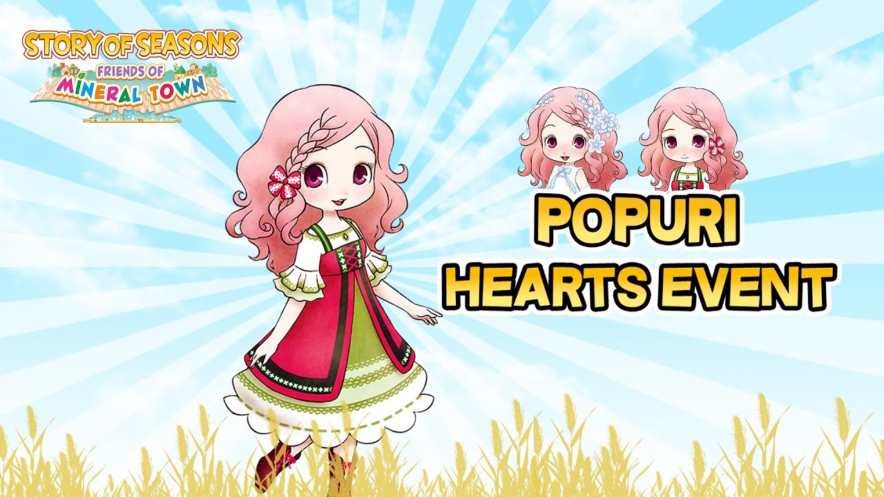 Popuri All Heart Event Story of Seasons Friends of Mineral Town | หน้า ...