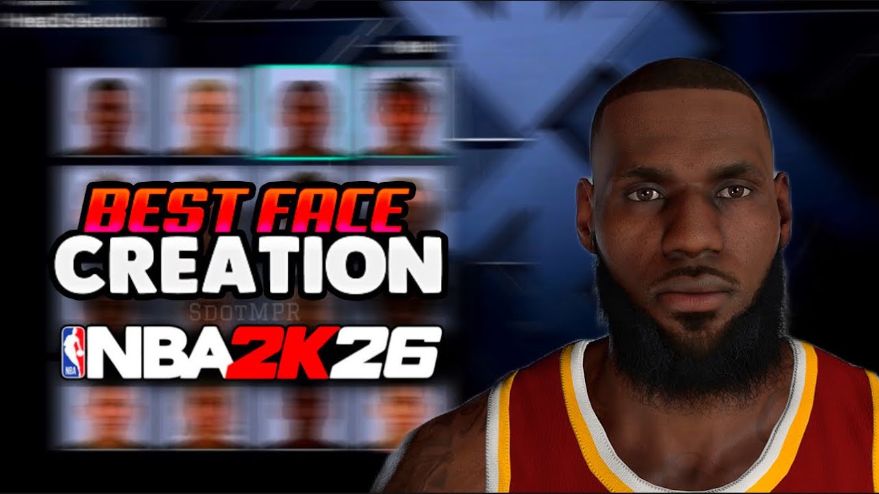 REALISTIC LEBRON JAMES NBA 2K26 FACE CREATION! HOW TO MAKE LEBRON on ...