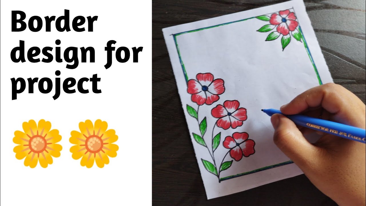 border design for project|| project design simple|| project design for ...