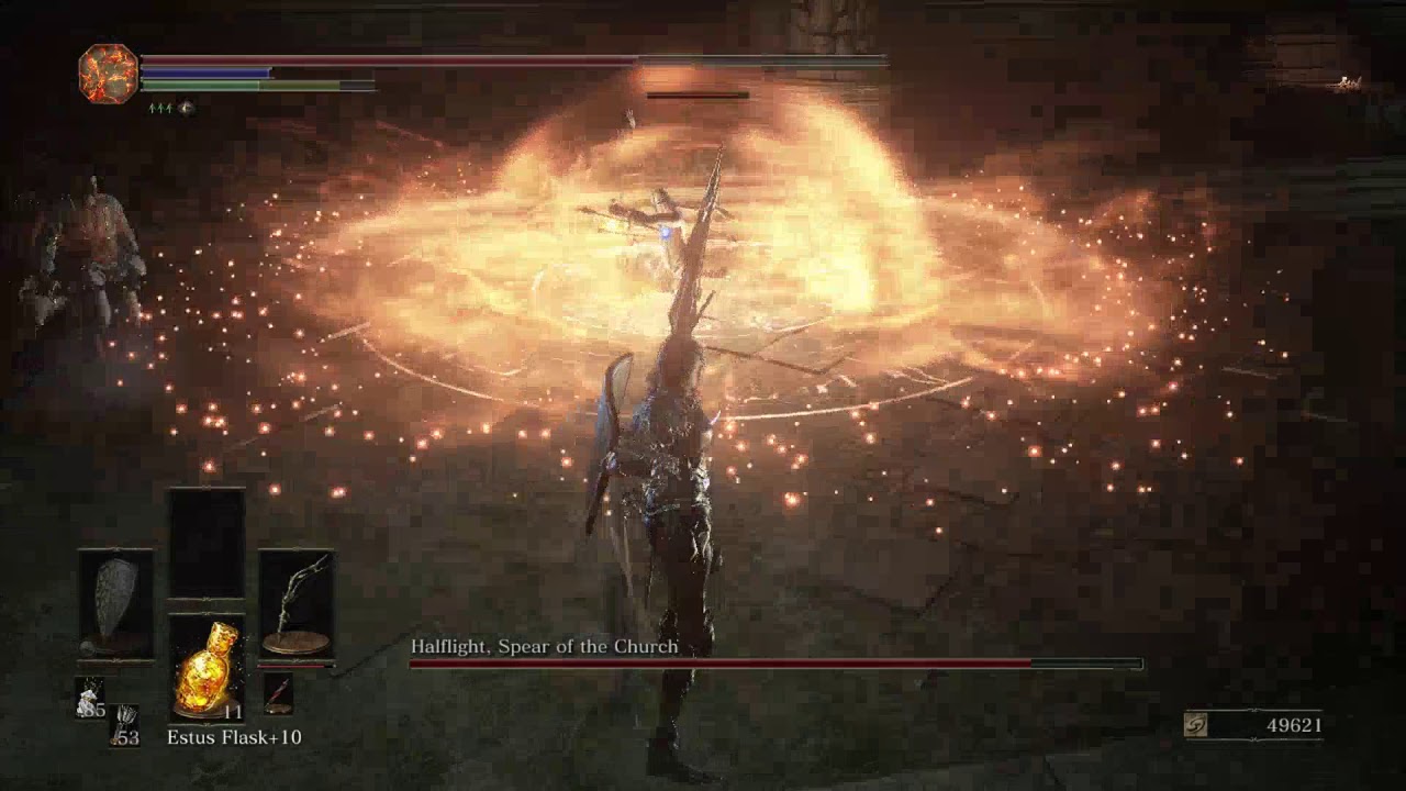 Dark Souls 3 Darkmoon Longbow only Spears of the Church (NG+) - YouTube