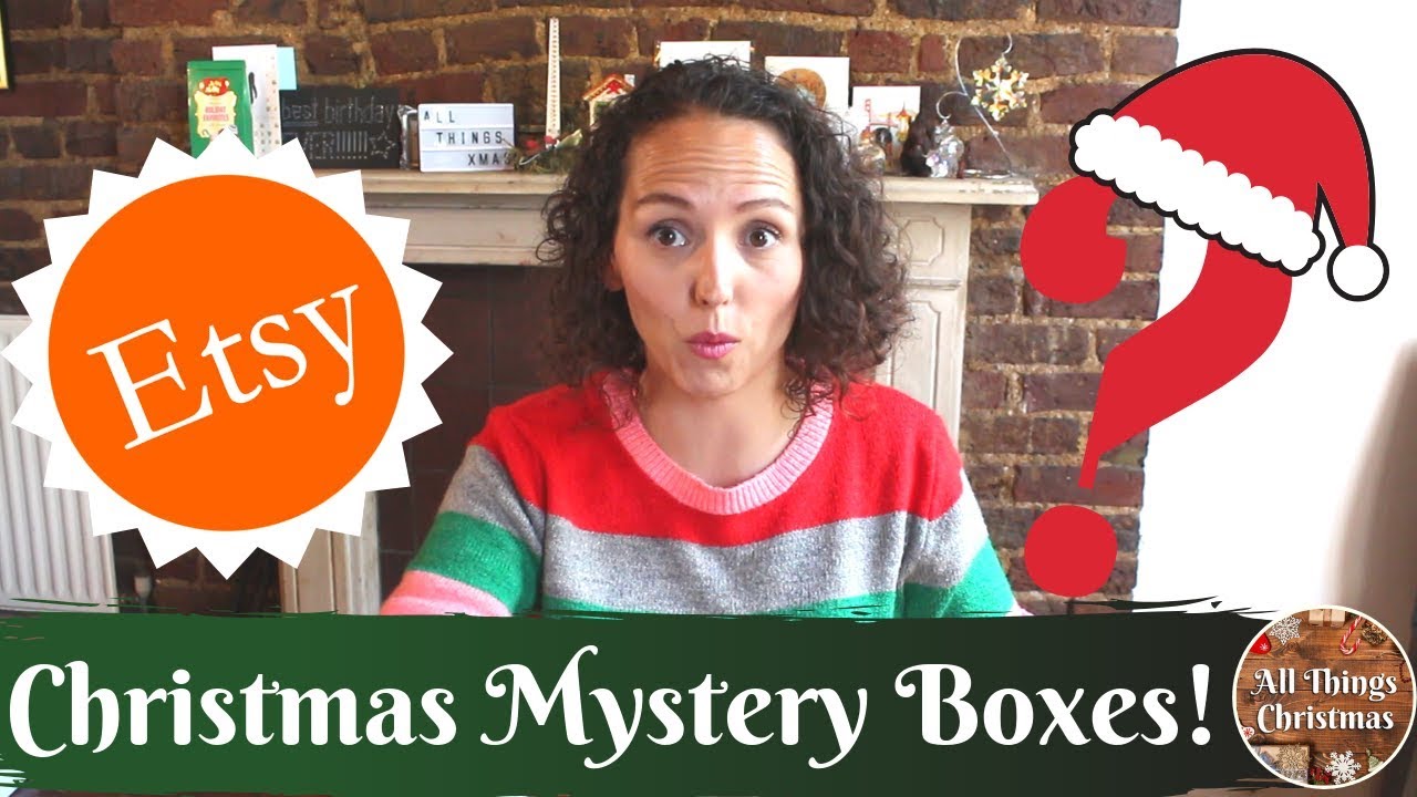 Etsy Christmas Mystery Box Unboxing - YouTube