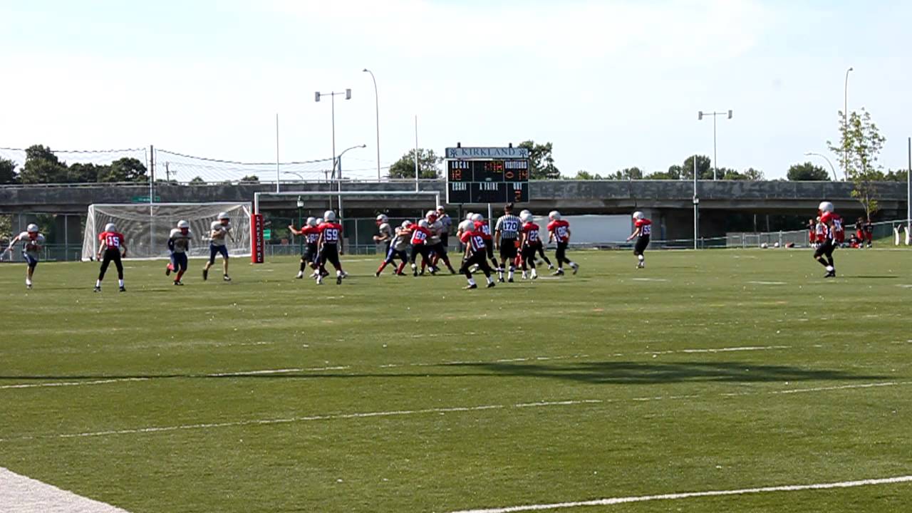 2011 Western Patriotes Peewee AAA Football - Flypaper Anyone? - YouTube