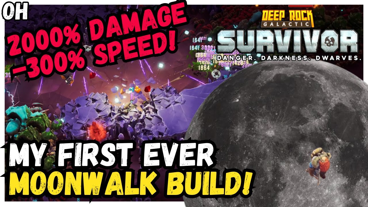 My First Ever Moonwalk Build!! Deep Rock Galactic Survivors! - YouTube