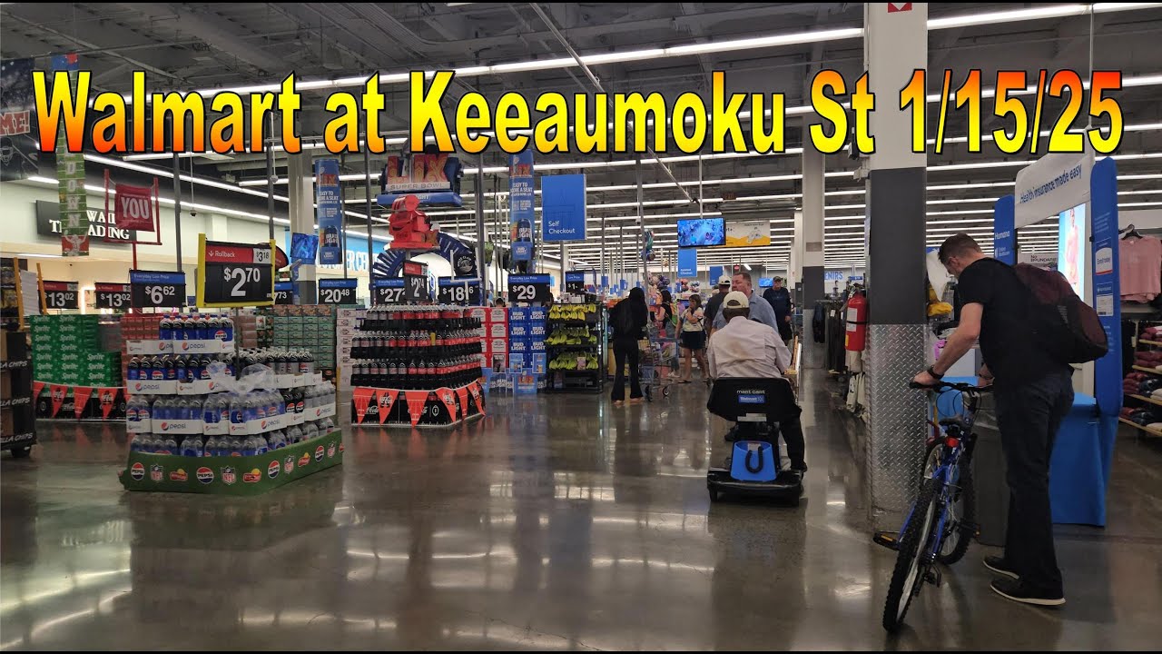 [4K] Walmart on Keeaumoku St on 1/15/25 in Honolulu, Oahu, Hawaii # ...