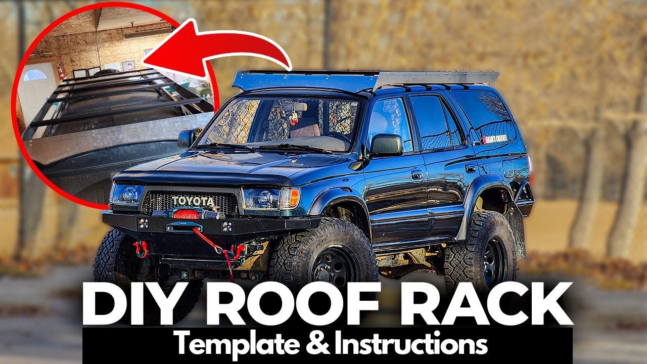 3rd Gen 4runner DIY Roof Rack - How To - YouTube
