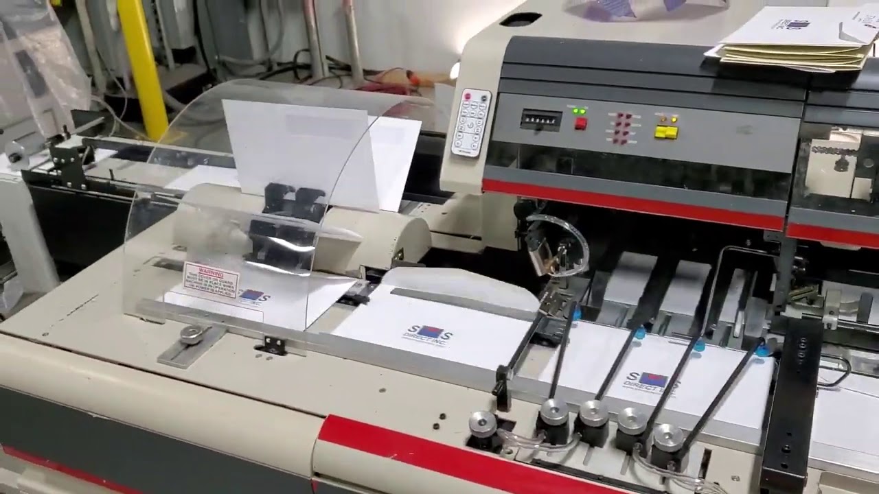 Inline Feeder / Folder on a Bell+Howell or Flowmaster Inserters, SMS ...