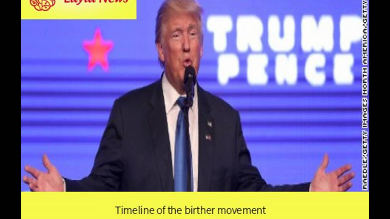 Timeline of the birther movement | By : CNN - YouTube