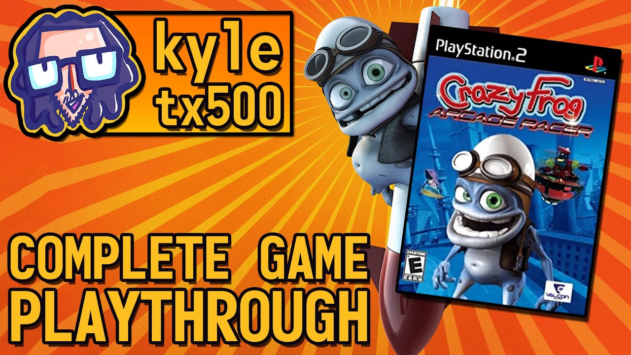 Crazy Frog: Arcade Racer (PS2, 2006) - Full Game Playthrough - All Gold ...
