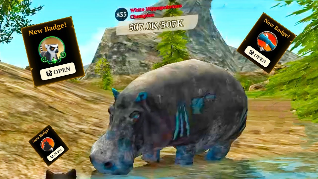 The Wolf - Level 800+ White Hippopotamus Champion In Featured Legend ...