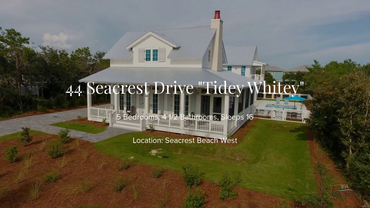 30A Florida Seacrest Beach West Vacation Rental - 44 Seacrest Drive ...