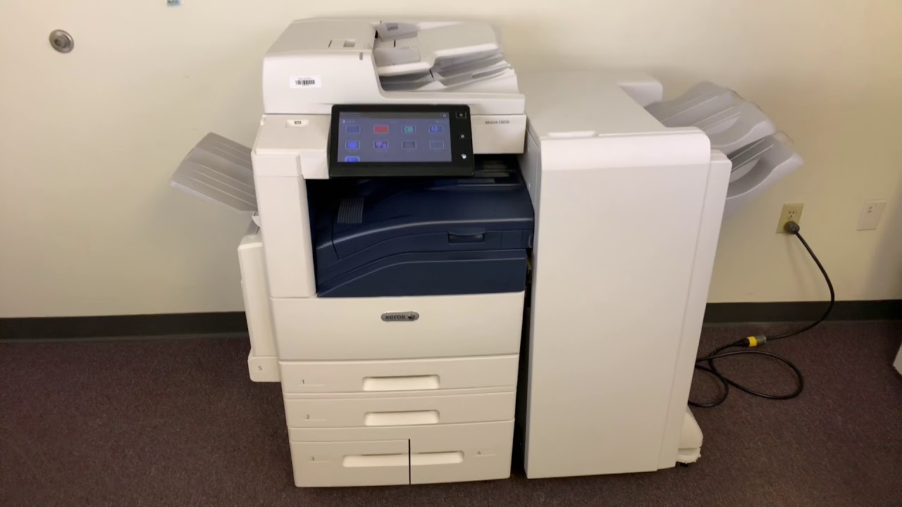 Xerox Altalink C8070 - YouTube
