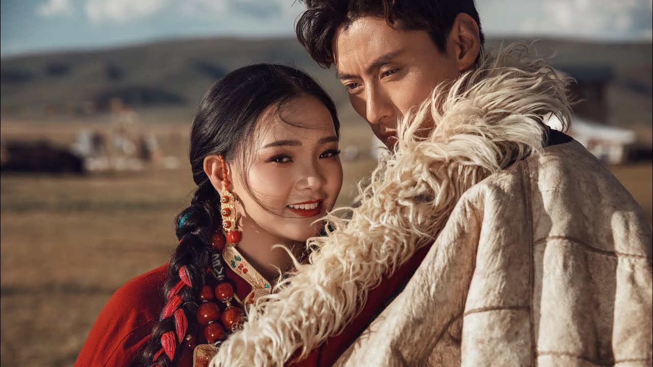 TIBETAN WEDDING LOBSANG TENZIN ཆ NYIMA DOLMA མག་གསར་བློ་བཟང་བསྟན་དང་བག ...