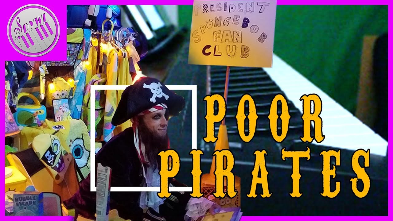 "Poor Pirates" - The SpongeBob SquarePants Musical【Piano Karaoke ...